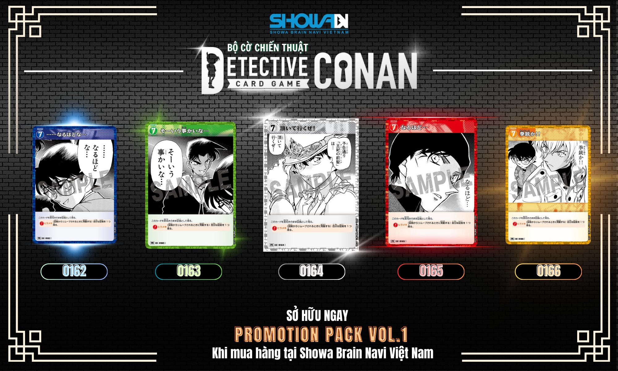 CONAN TCG Takaratomy Tactical Chess Set Vol.1 SL Card Pack 1 pack 1 random card | Shopee Malaysia