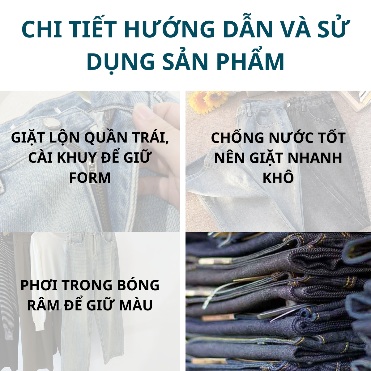 Fabuman men's light blue wide-leg baggy jeans with high waist straight ...