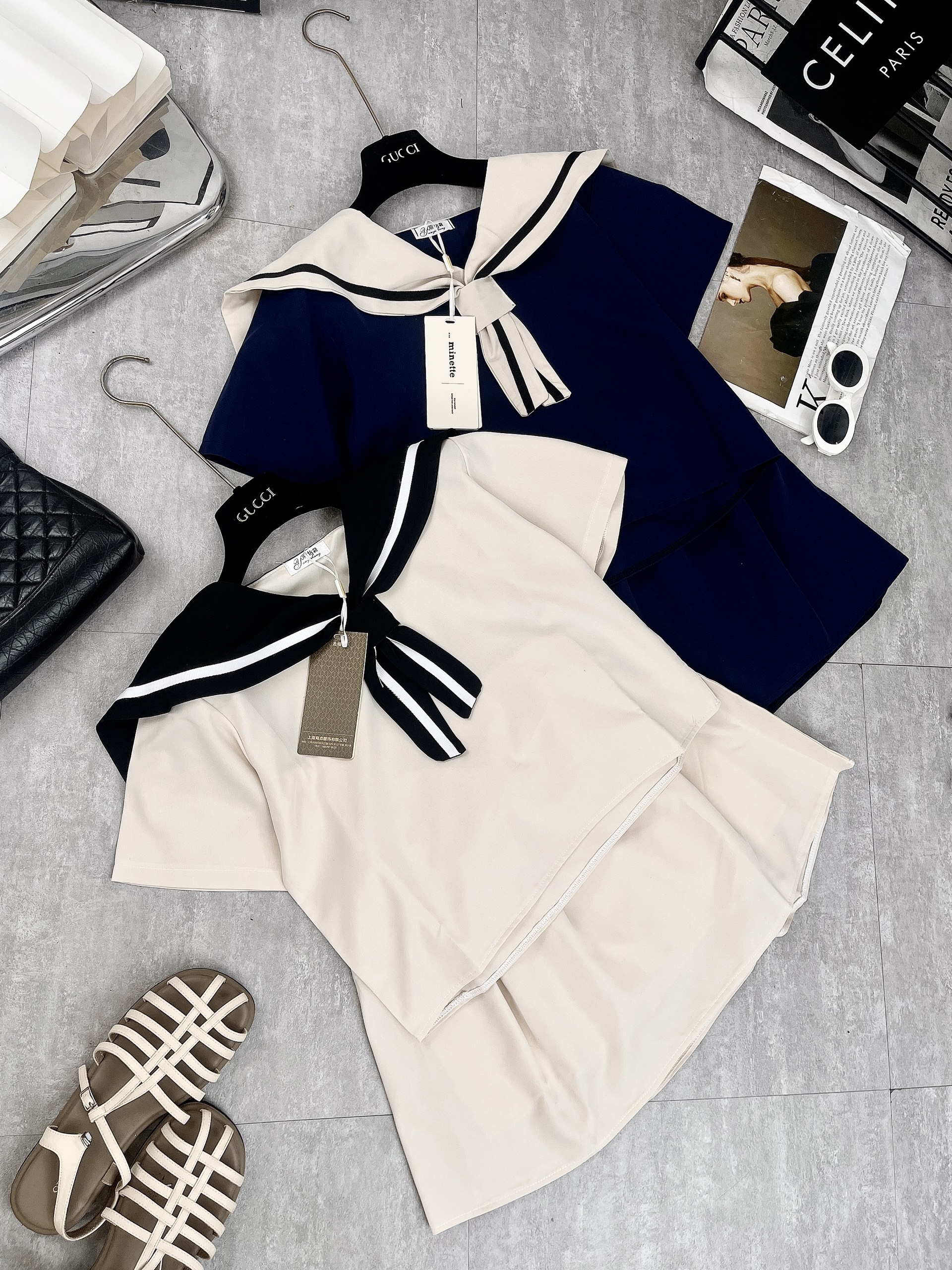 Set Freesize Soft Rough Skirt Seam Crocodile Scarf Set For Women | Shopee Malaysia