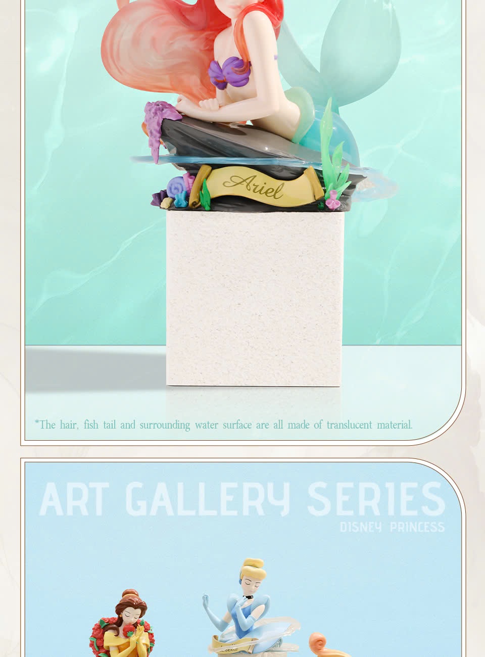 Blind Box, Disney Princess Art Gallery Series Blind Box Figure Toy ...