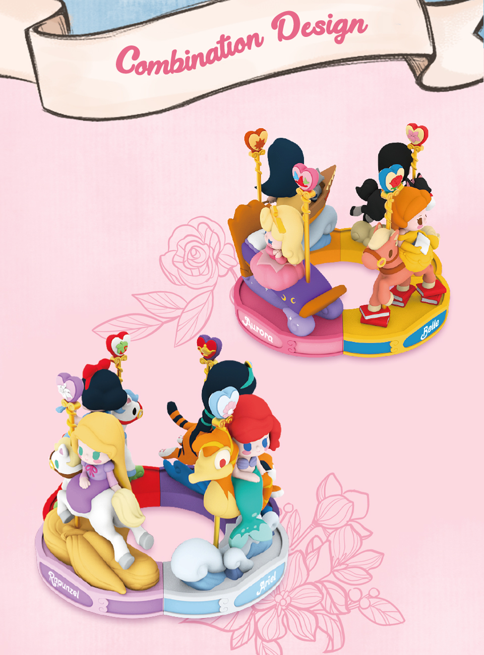 Blind Box, Disney Princess Carousels Series Blind Box Figure Toy - 52TOYS | Shopee Malaysia