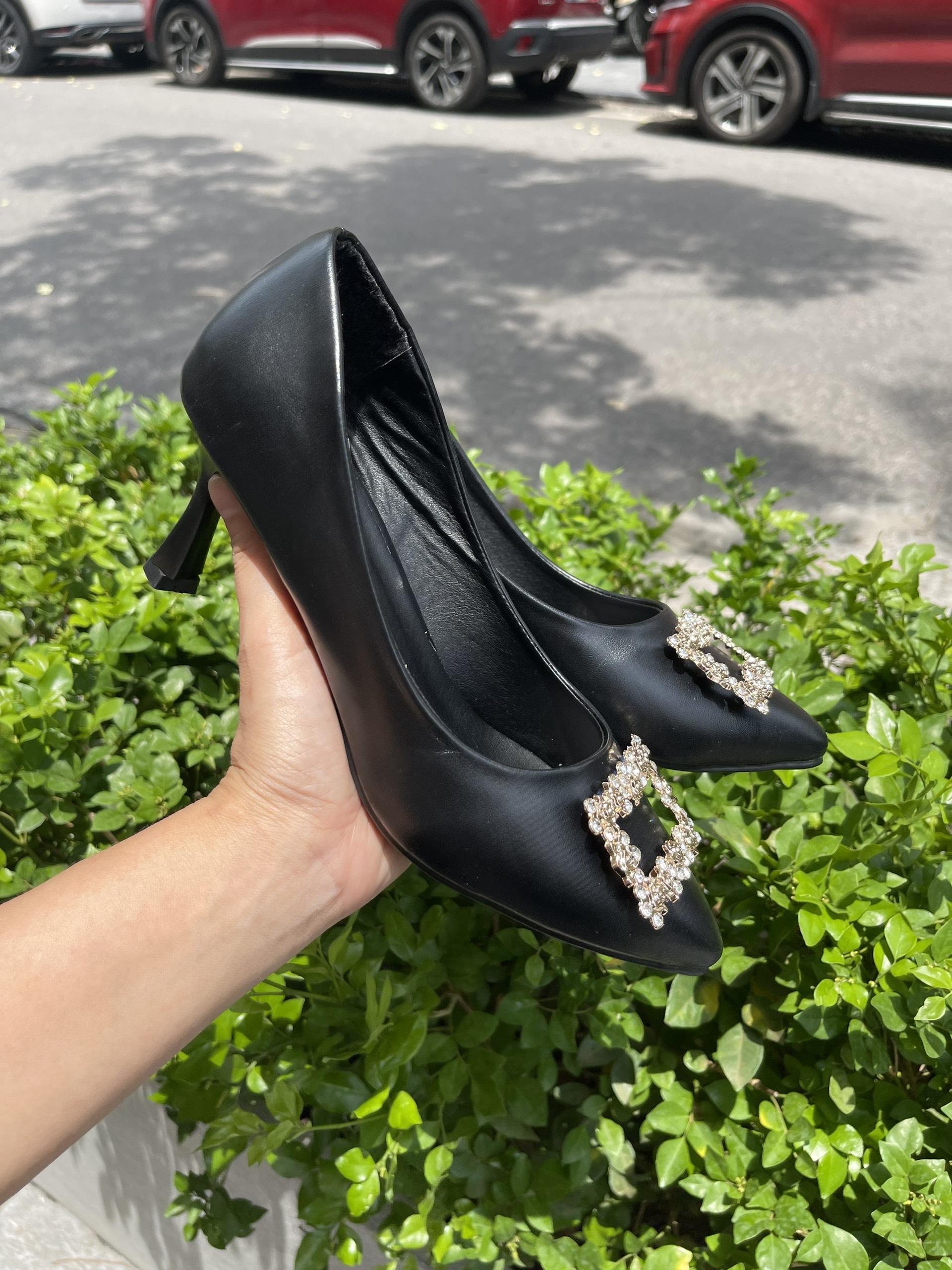 High Heels 3 Colors White Black Cream 6 Inch Stiletto Heels Full SiZe ...