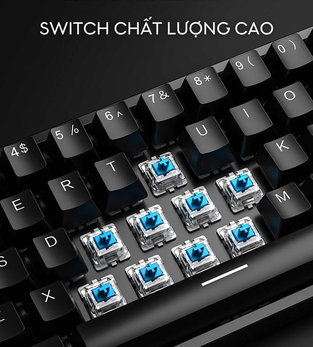 Aula F3261 Blue Switch Mechanical Gaming Keyboard, Layout 61 Type C LED ...