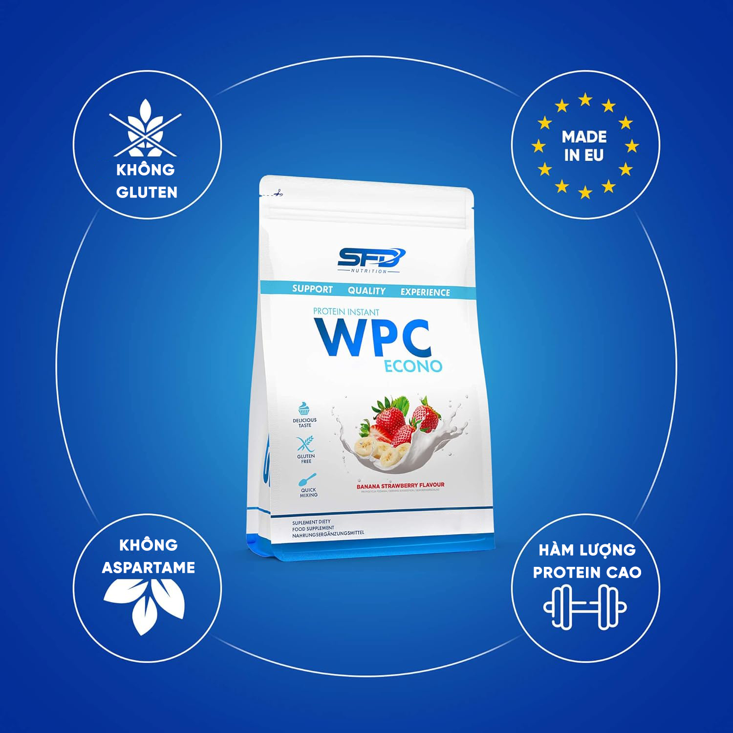 Sfd Nutrition Whey Protein Instant WPC Plus (75 Uses) Supports Construction And Restoration Of ...