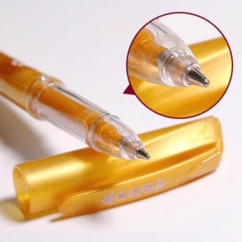 Golden water pen to practice writing Chinese characters and copying ...