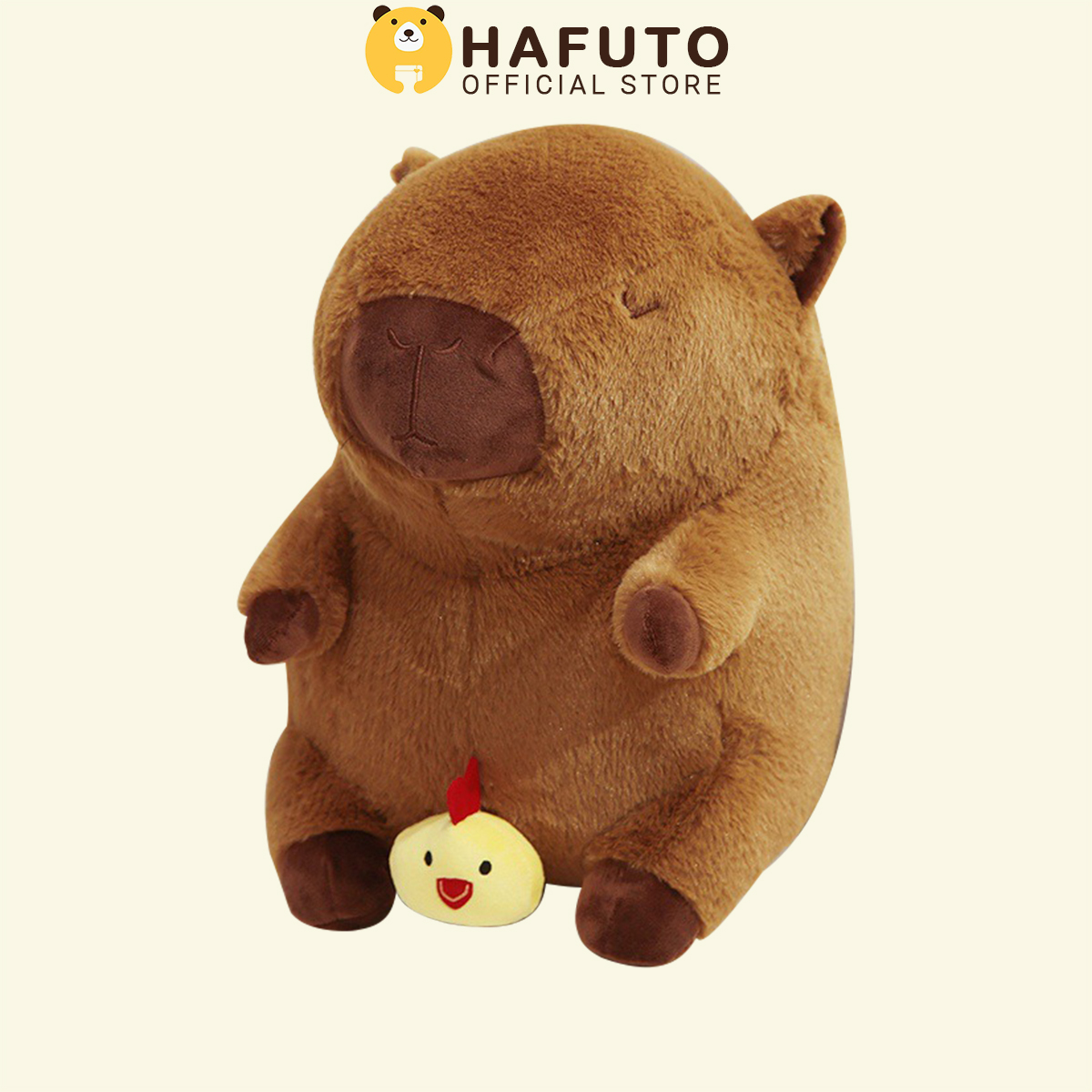 Adorable Capybara Hafuto Mouse Teddy Bear with runny nose, toy gift for ...