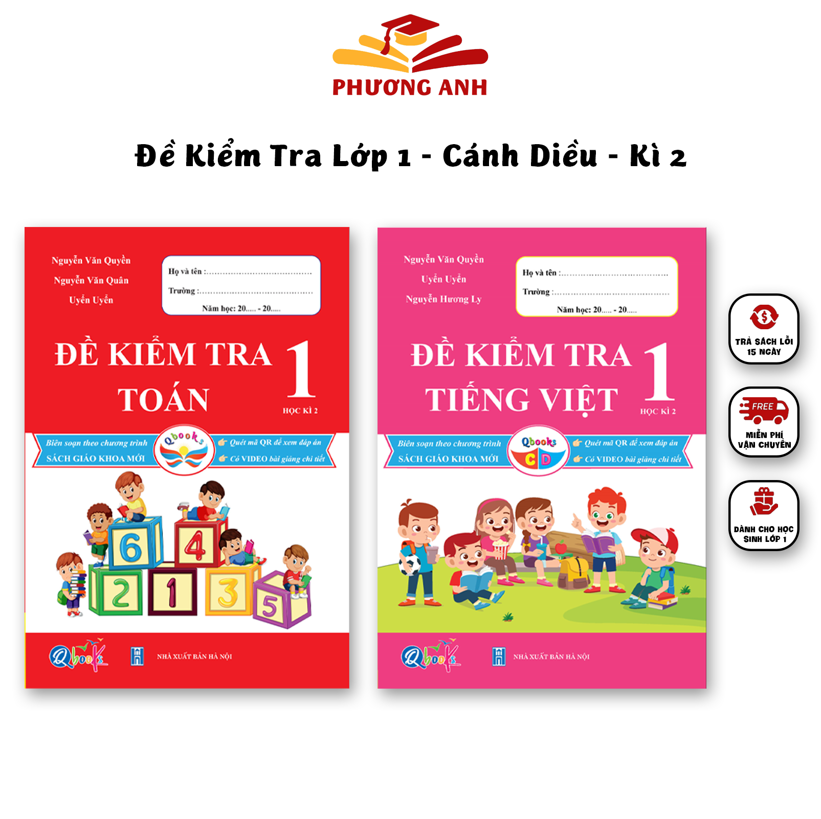Book - Grade 1 Math and Vietnamese TEST SET - KITE Program - Semester 2 ...