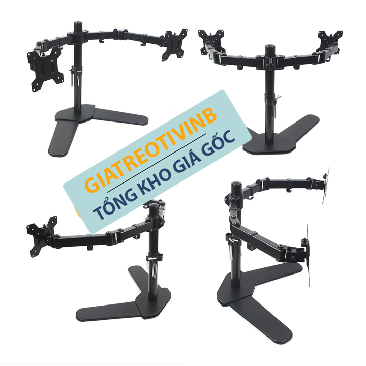 Dual Monitor Mount - ErgoTek EZ42 17 - 27 Inch Desk Mount Dual Monitor ...