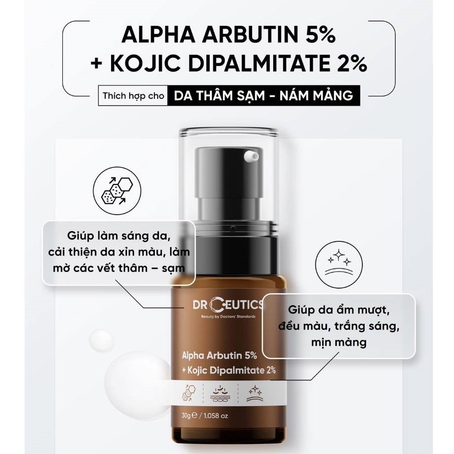 Drceutics Alpha Arbutin Essence Brightens Matte Skin Slingshotm Alpha Arbutin 5% And Kojic ...