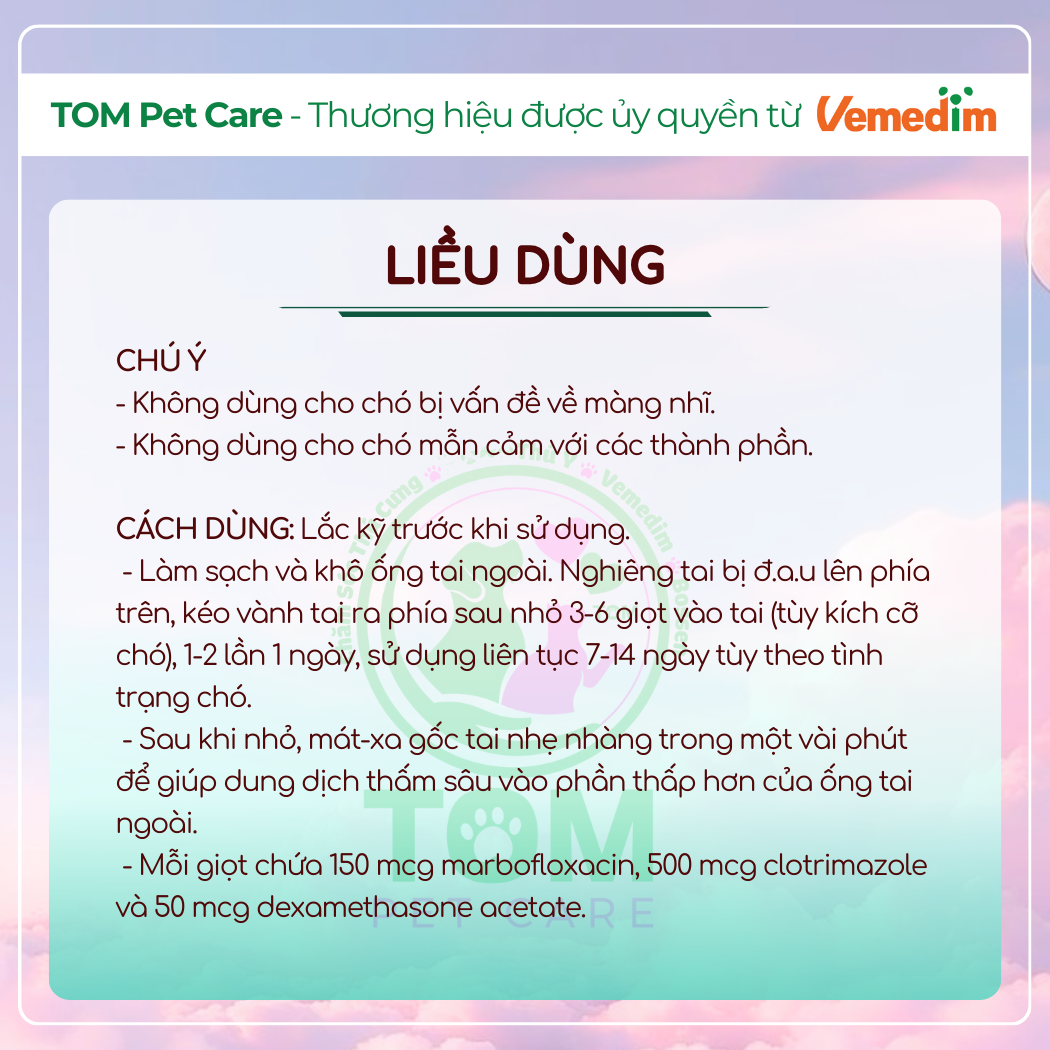 Vemedim EAR DROPS treats dog and cat ear infections | Shopee Malaysia