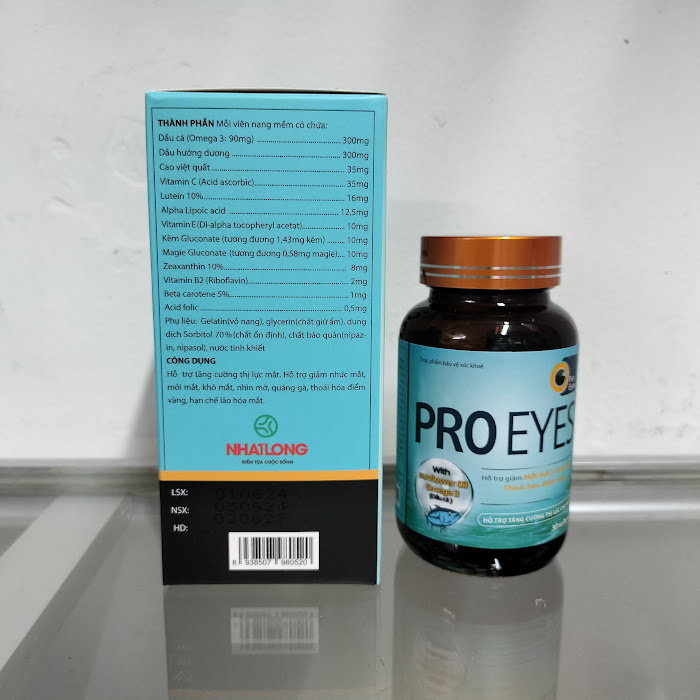 Proeyes Omega 3 EYE BRIGHTENING PILLS Supports reducing eye pain, eye ...