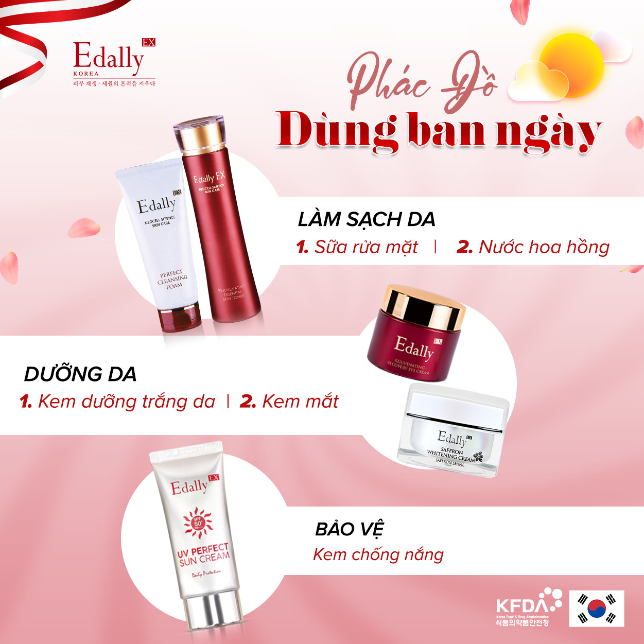 Edally EX Korean makeup and day whitening cream moisturizes dark spots ...