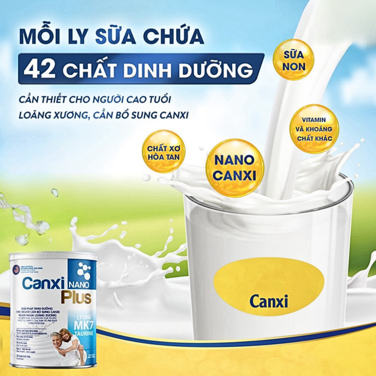 Nano Gold Calcium Milk Powder Box 400 Grams Calcium Supplement - Japa ...