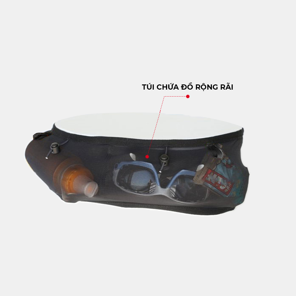 PACE ELITE running belt, BIB waist bag, phone waist bag, soft water ...