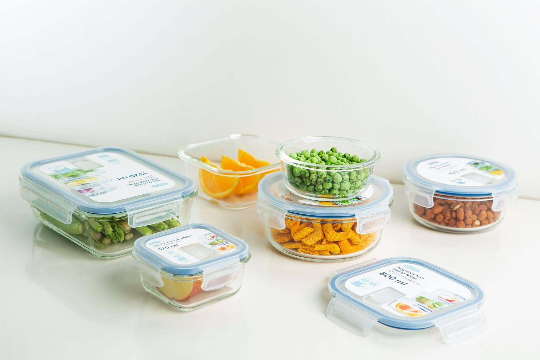Genuine INOCHI glass food containers (round, square, rectangular ...