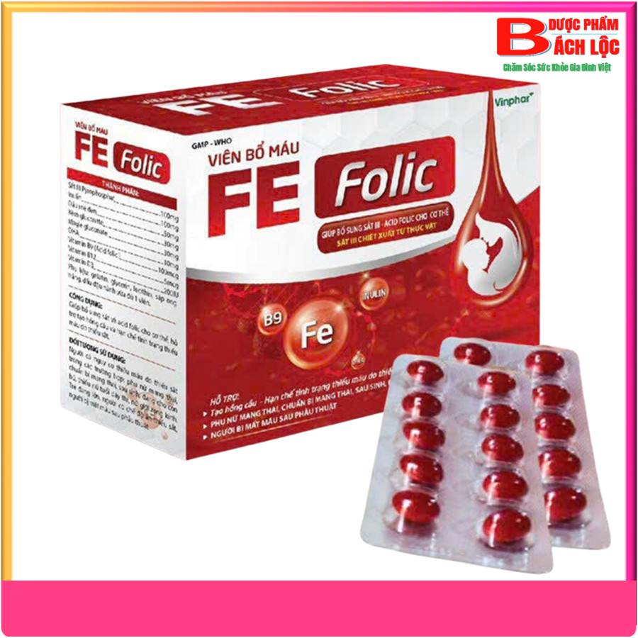 Fe Folic Pharmacist Blood Supplement Pills Help Supplement Iron III ...