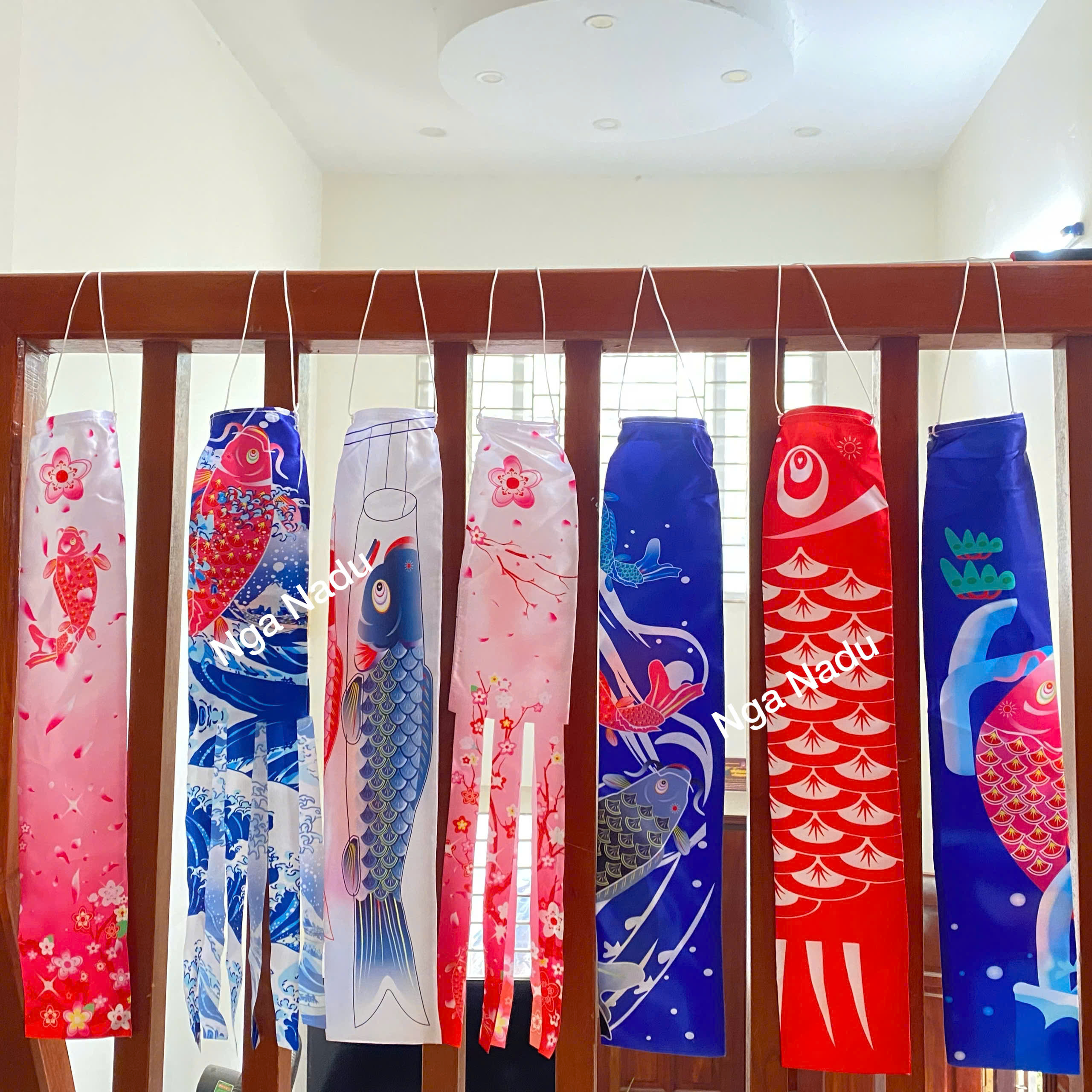 Japanese carp-shaped flag for traditional festival decoration - koi ...