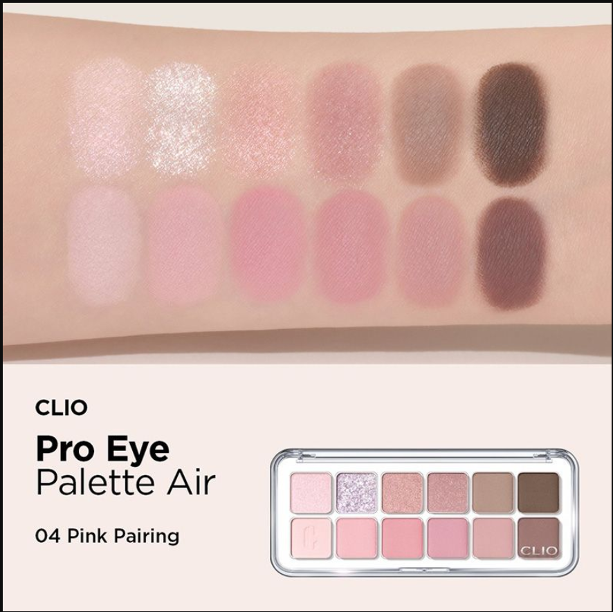 (Full Color) Clio Eyeshadow 12 Boxes Pro Eye Palette Air - Colors 02-04 ...