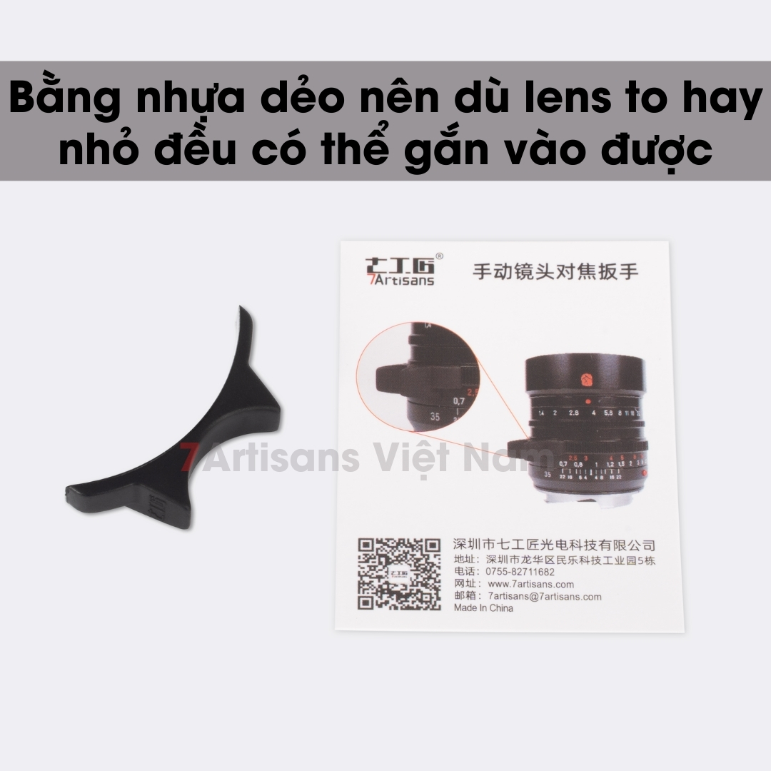 Genuine Focus Ring Tab 7Artisans - Helps Focus and correct aperture ...