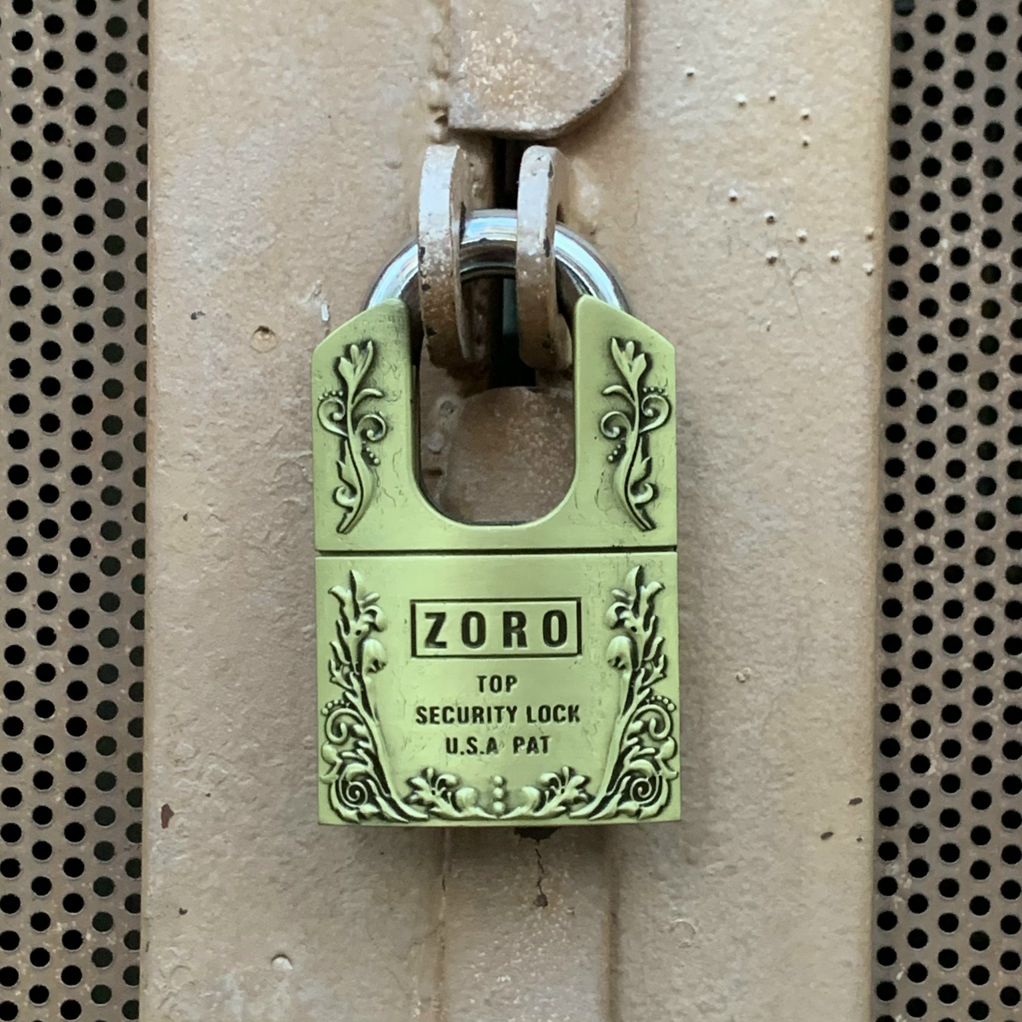 Zoro lock made of high-quality hardened steel with American technology ...