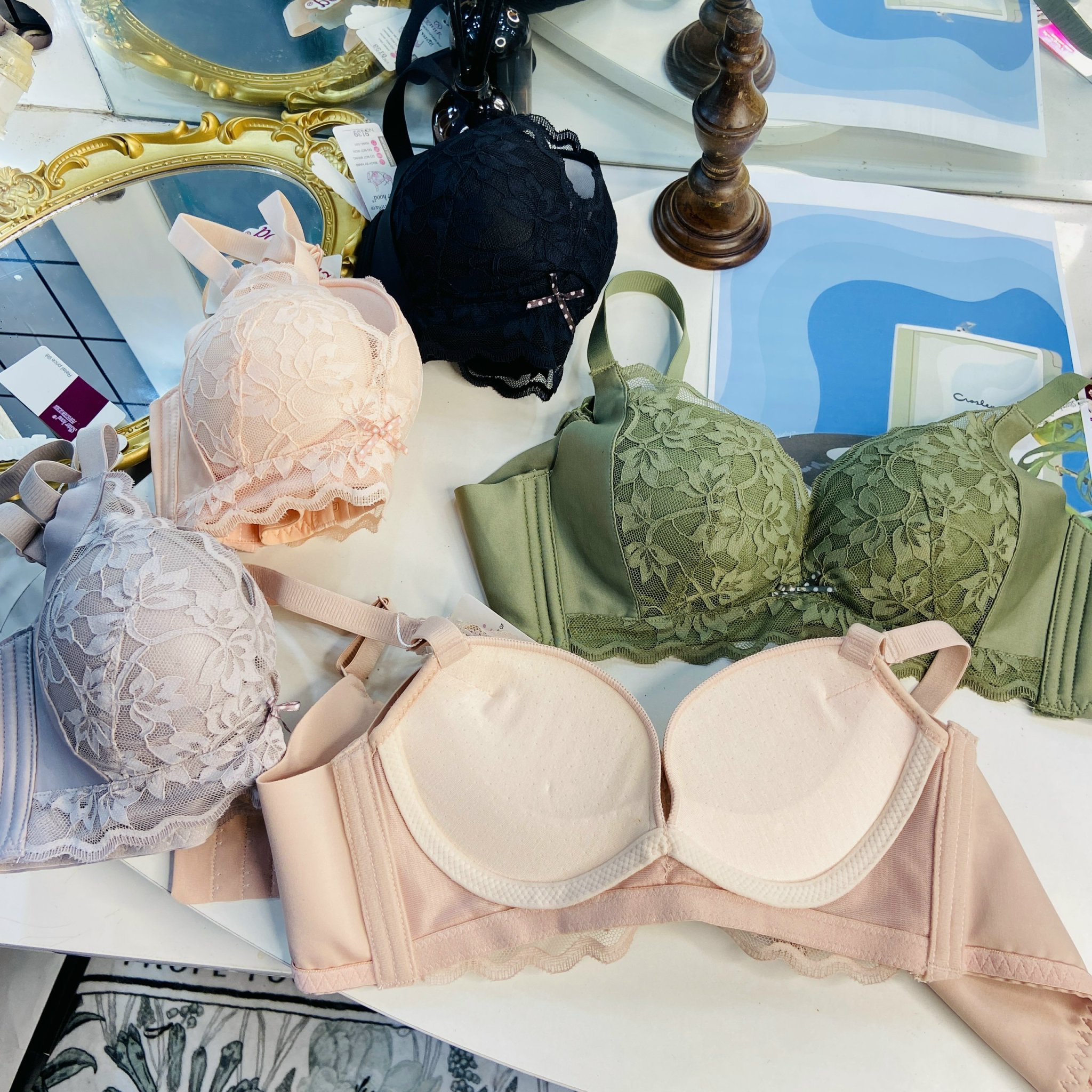 Thuy Le 6cm Thick Foam Breast Enhancement Bra, Rimless, Soft Air ...