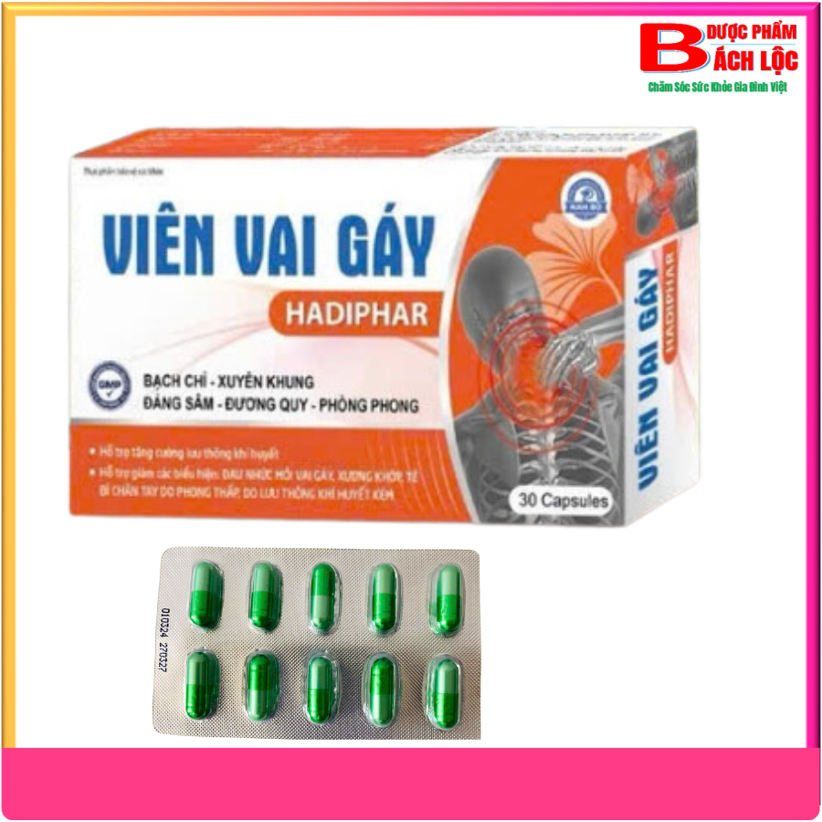 Tpbvsk Hadiphar Shoulder and Neck Pills Support Improvement of Cervical ...