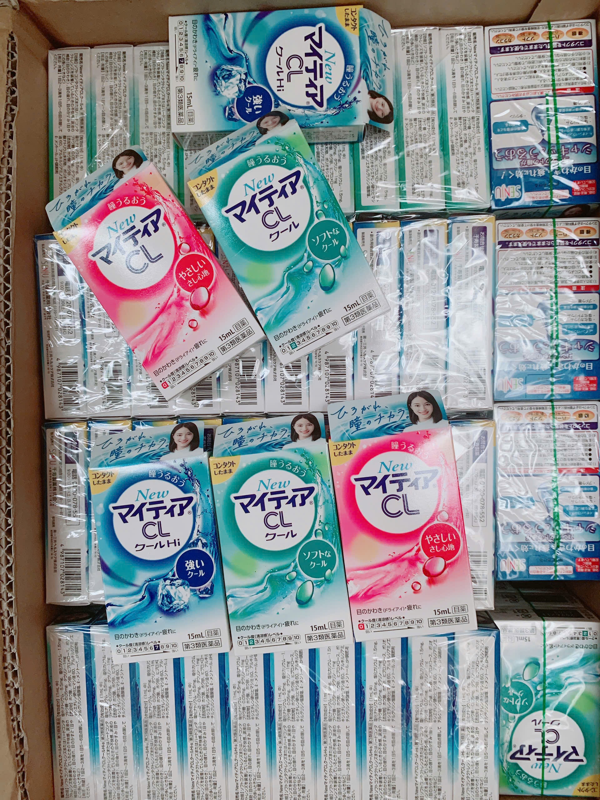 Eye drops for contact wearers Senju New Mytear CL 15ml domestic Japan ...