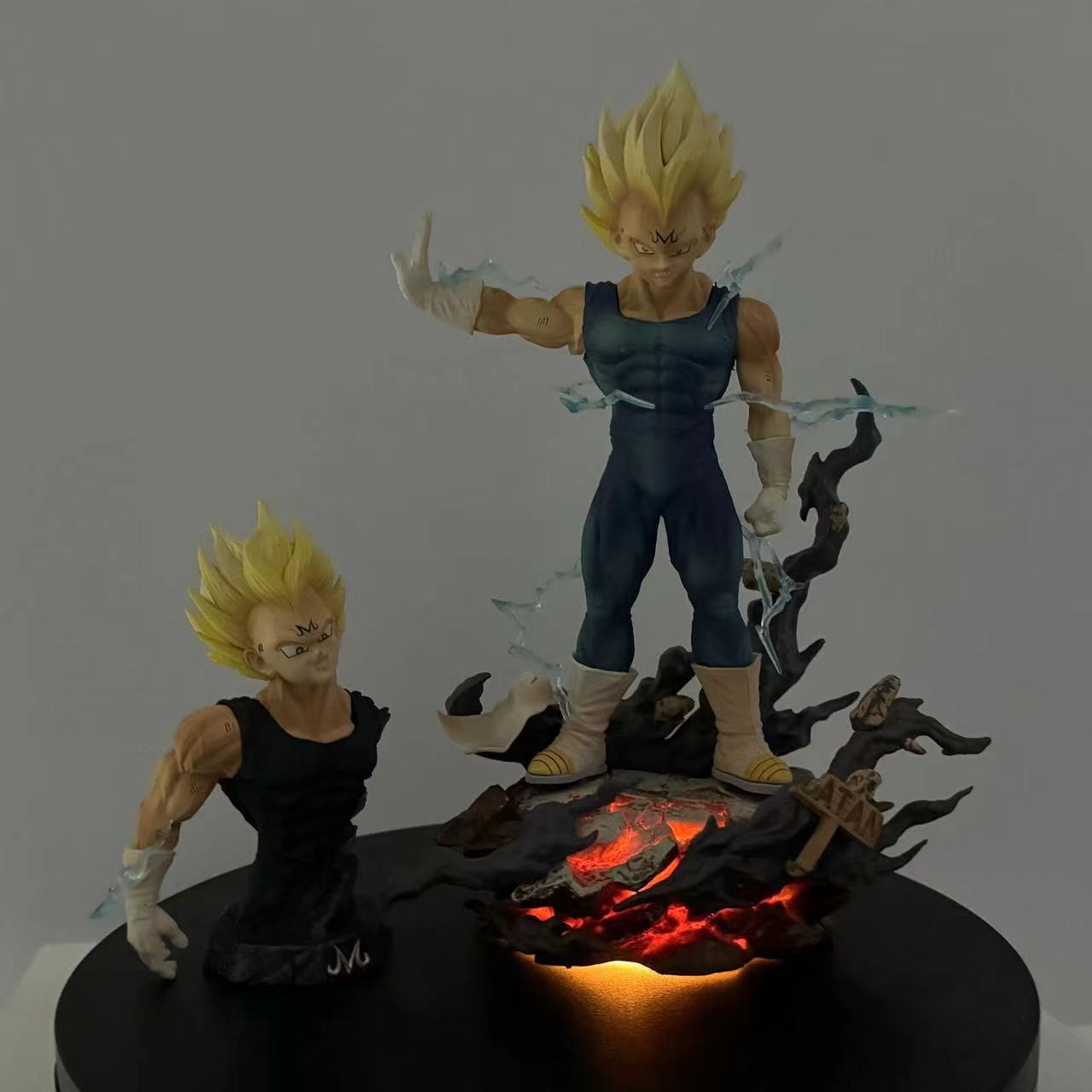Vegeta Majin model has a 20 cm high base, comes with a super cool bust ...