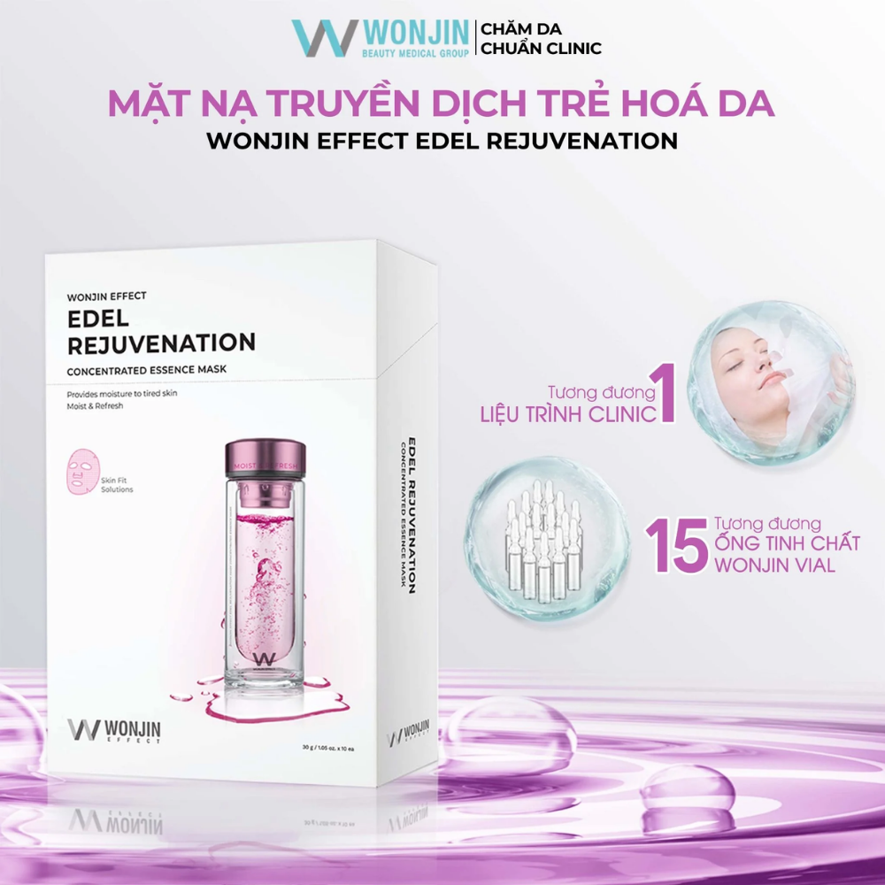 Combo of 10 WonJin Effect Edel Rejuvenation Mask 30g | Daa Cosmetic | Shopee Malaysia