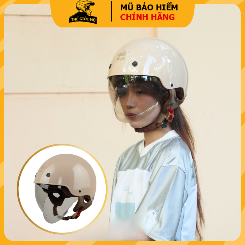 Genuine Royal M239 half-head helmet with negative glass, 1/2 helmet ...