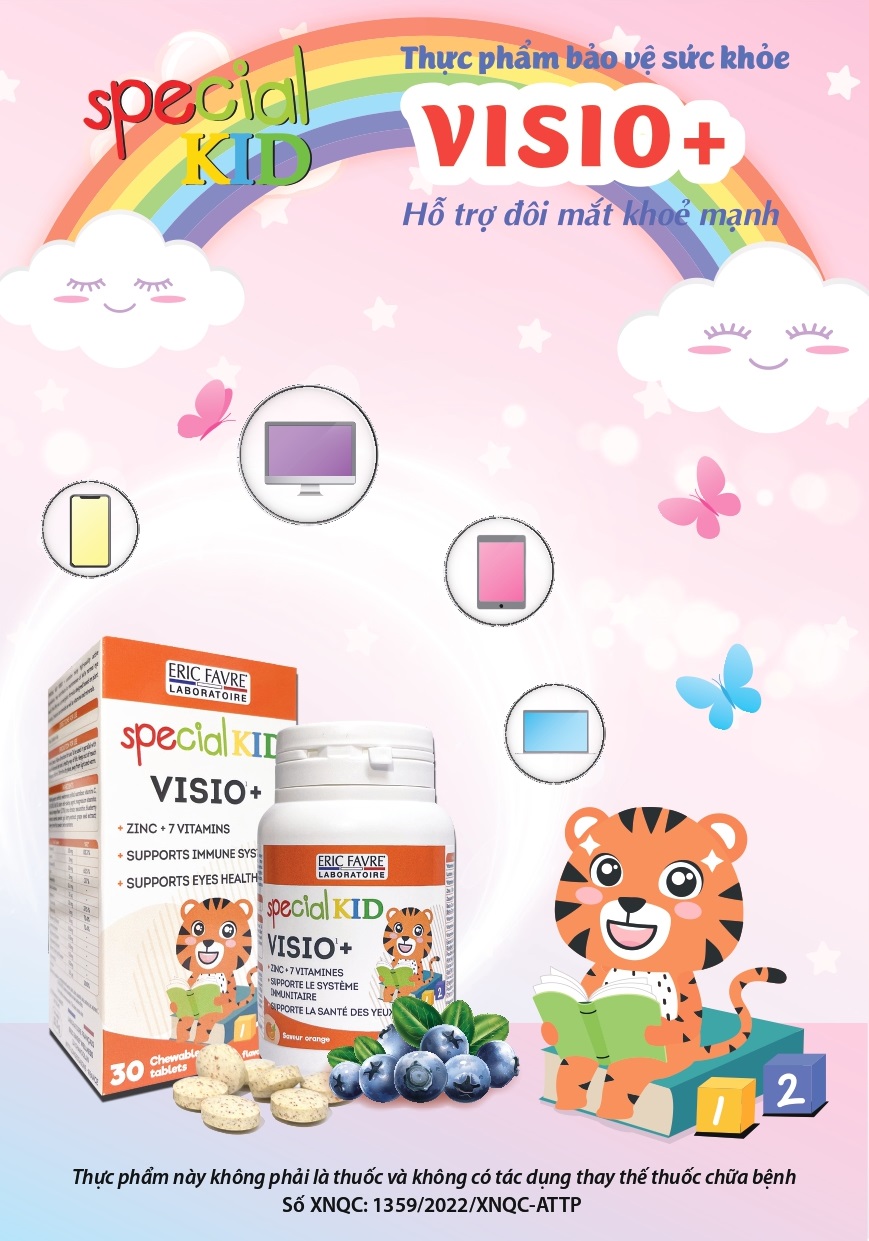 Special Kid Visio+ chewable tablets and lozenges - Supports reducing ...