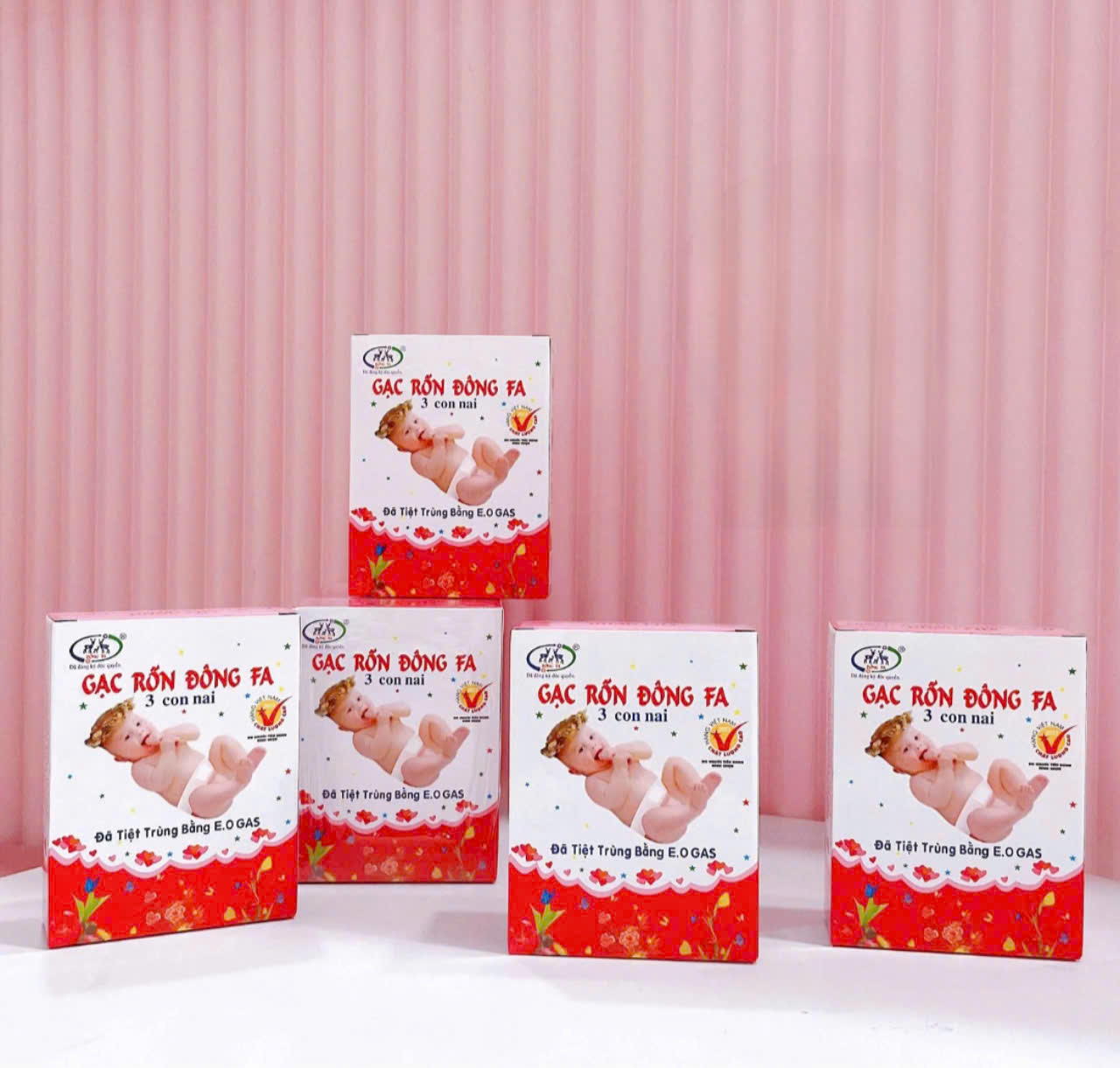 [Combo Of 10 Boxes] DONG PhA Baby Umbilical Bandages - Umbilical Swabs ...