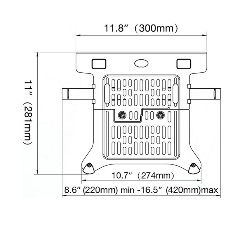 North Bayou FP2 laptop mount integrated into ARM | Shopee Malaysia