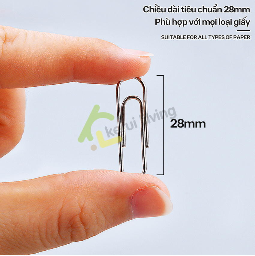 Various KWAI color-coated steel paper clips for modern offices, paper ...