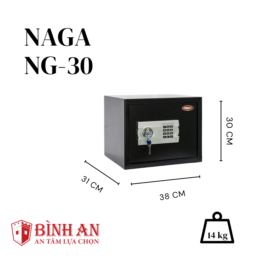 Safe NAGA NG-30 Mini Safe | Shopee Malaysia