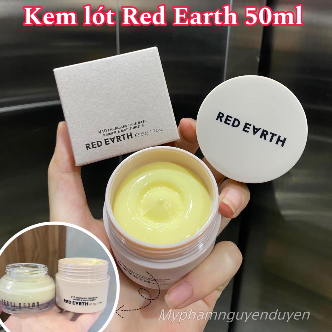 {15-50ml} Red EARTH Primer Moisturizes Skin, Covers Pores, gives ...