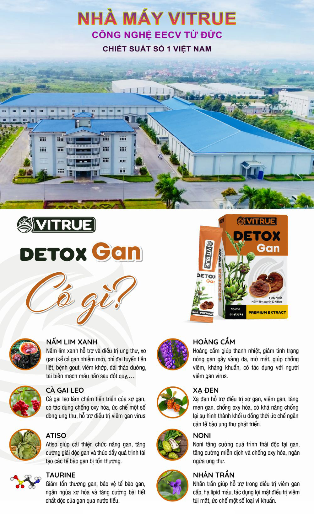Vitrue Detox Liver Detoxification helps detoxify the liver, lower liver ...