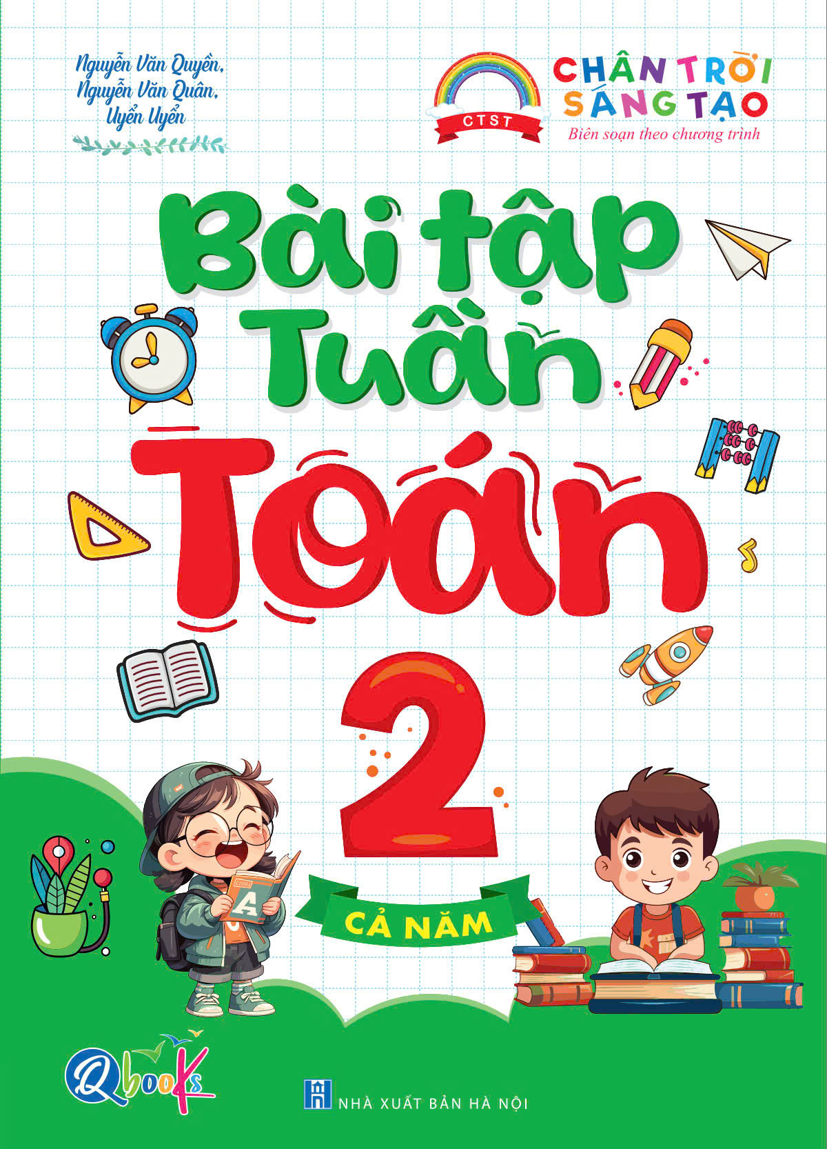 Book - Combo of Weekly Exercises, Math and Vietnamese Tests Grade 2 ...