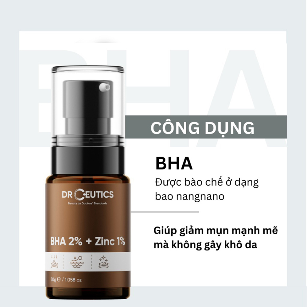 DrCeutics BHA 2% + Zinc 1% Acne Reducing Essence (30g) | Shopee Malaysia