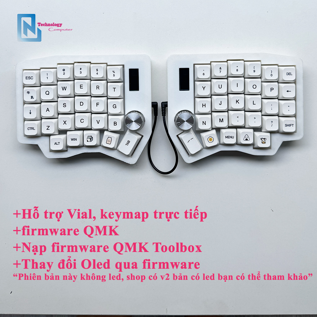 Sofle V1 Split Keyboard Layout 58 Oled Knob Keymap via VIAL QMK ...