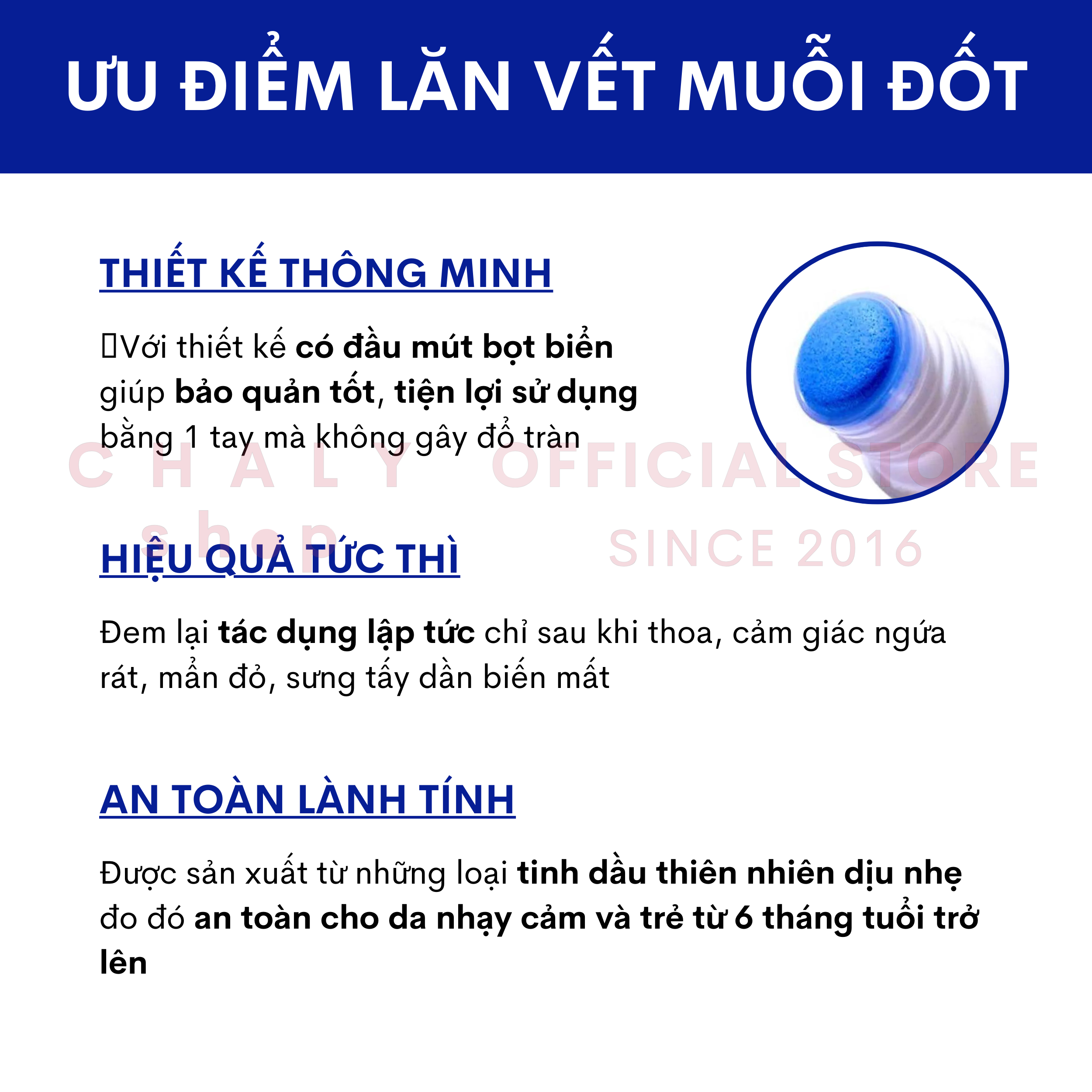 Muhi roll-on for mosquito bites and insect bites for babies and ...