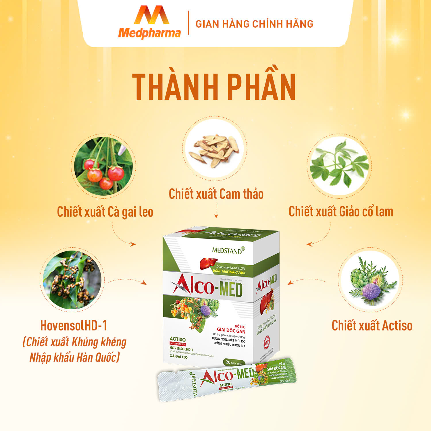 Combo of 3 boxes of Alco-MED - Supports liver detoxification, helps ...