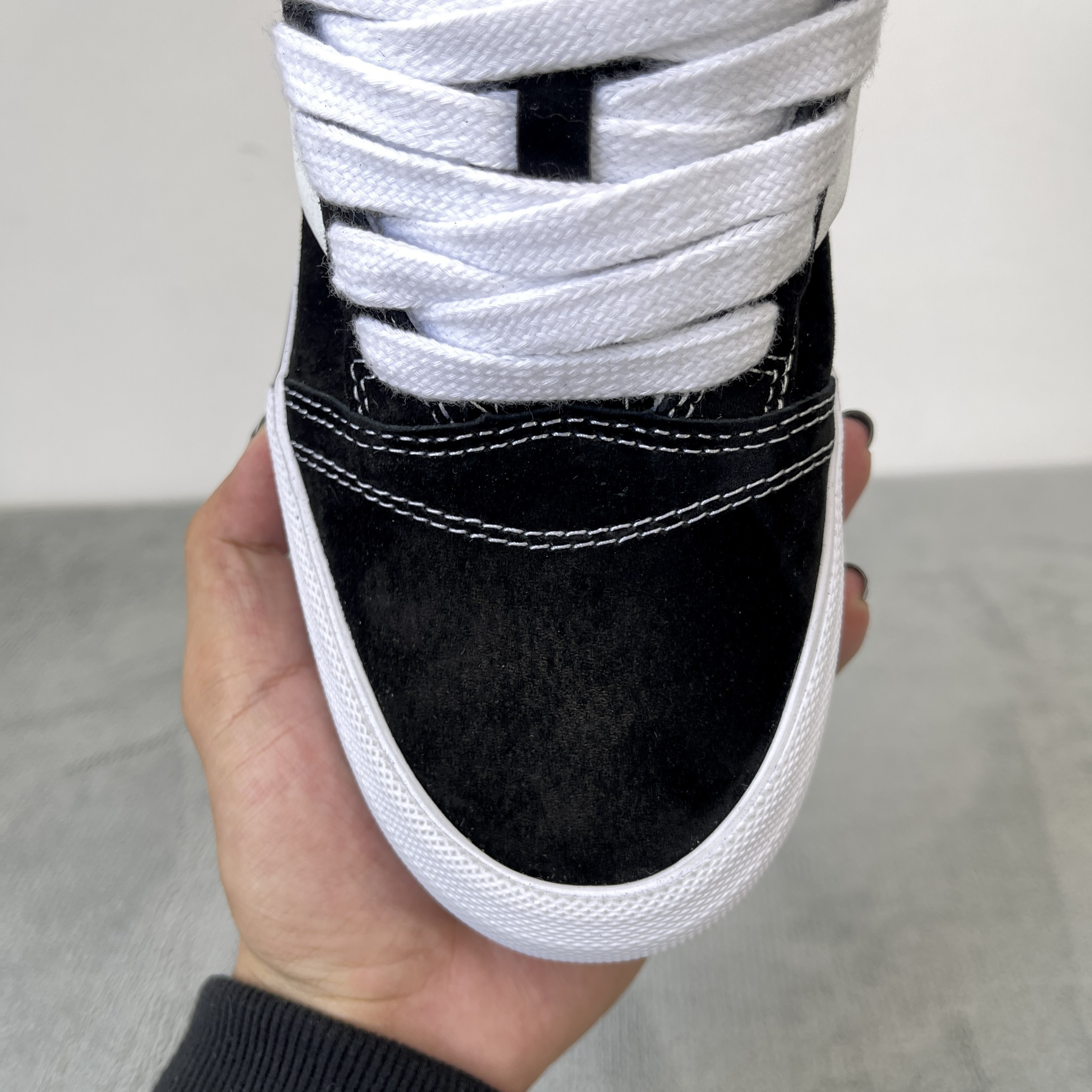 V.a.n.s Knu Fat Skool Low-cut Sneakers Black | Shopee Malaysia