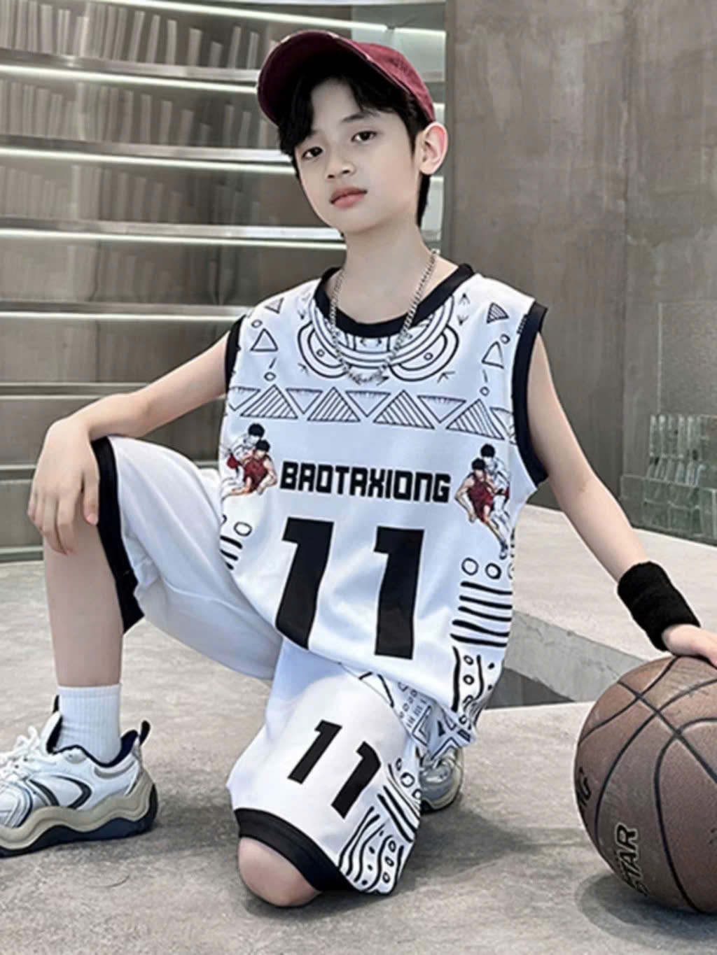 Set of summer clothes for boys 15-45kg model Set 11. Cool and stretchy ...