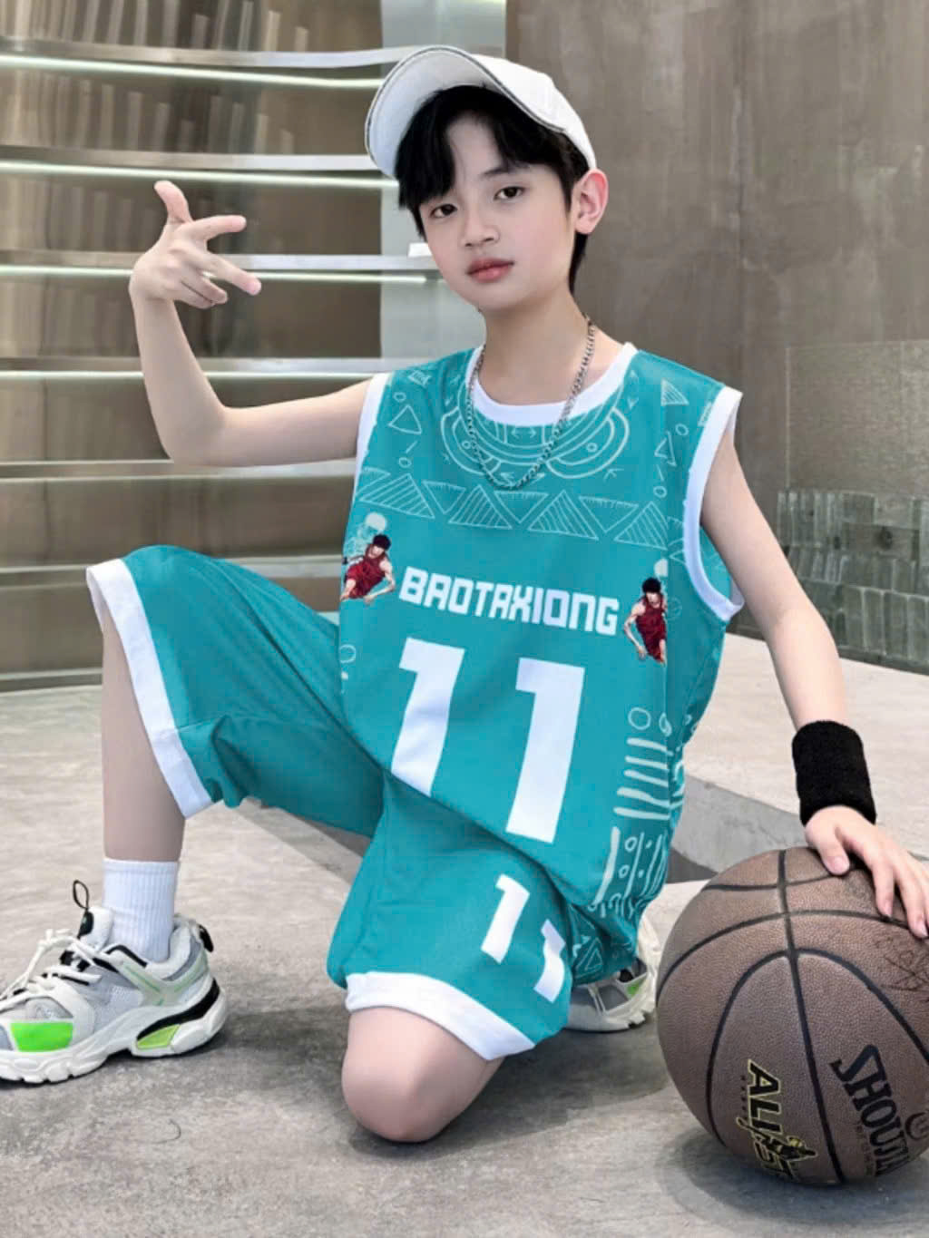 Set of summer clothes for boys 15-45kg model Set 11. Cool and stretchy ...