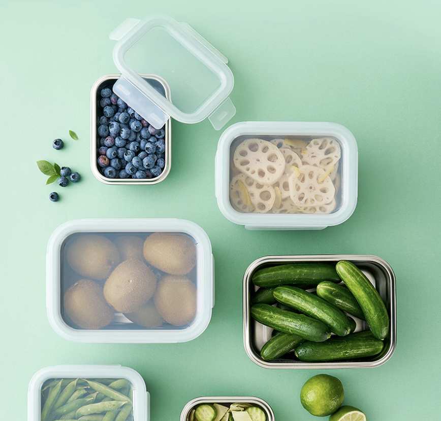 Locknlock Food Container Stainless Steel Storage Box with Genuine ...
