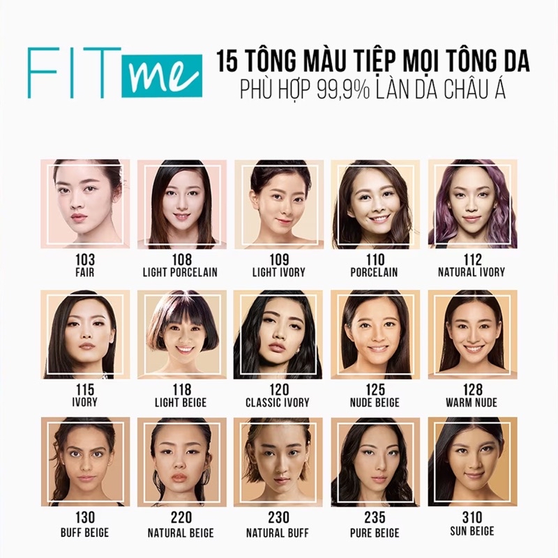 Fit Me Maybelline Matte Poreless Foundation 30ml | Shopee Malaysia