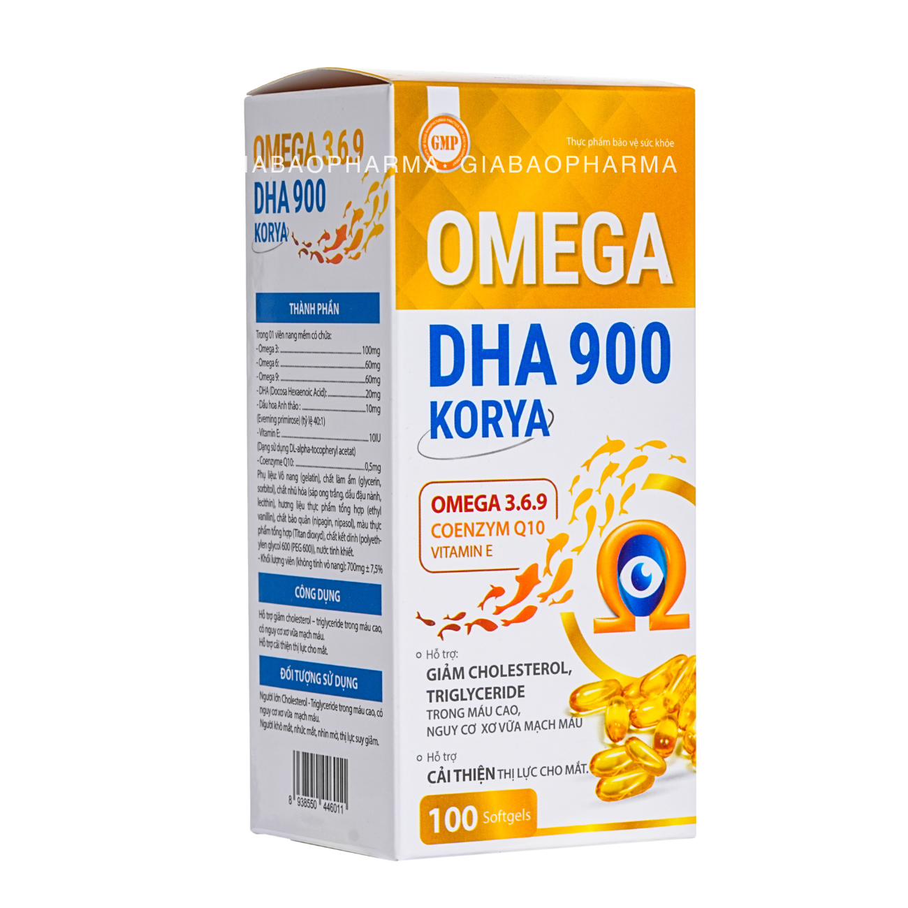 Omega 369 DHA Korya pills support eye, brain, and cardiovascular health ...
