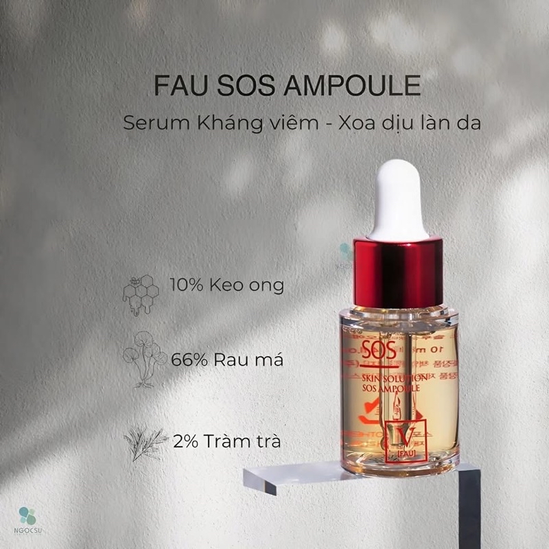 FAU Sos Moisturizing and Restoring Serum 50ML (CTY) | Shopee Malaysia