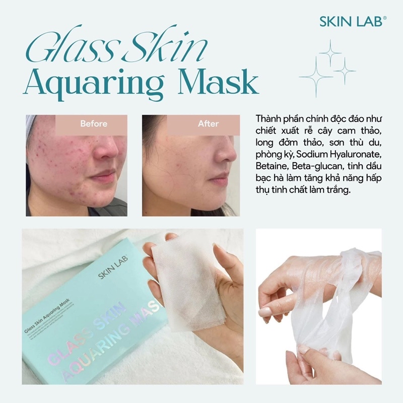 Glass Skin Skinlab mask restores and reduces redness (CTY) | Shopee ...